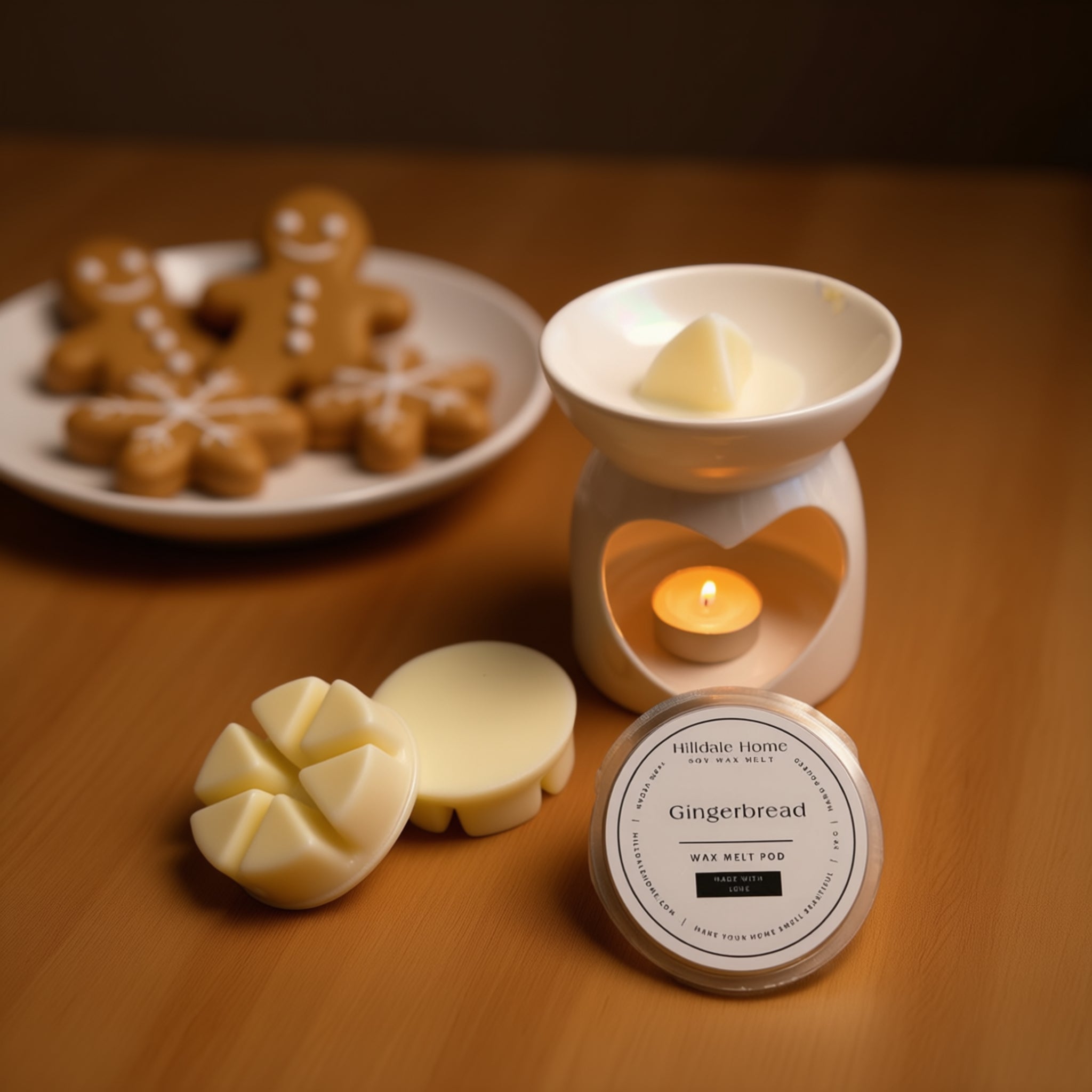 Gingerbread Wax Melt | Spiced Bakery Scent | Hilldale Home